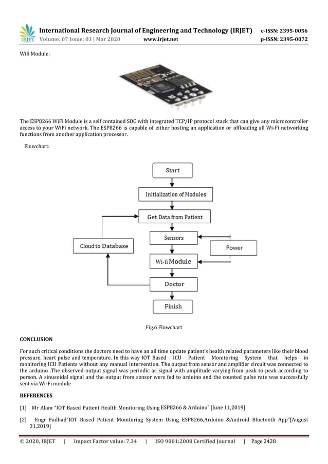 IRJET - IoT based ICU Patient Monitoring System | PDF IRJET - IoT based ICU Patient Monitoring System | PDF