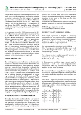 IRJET - Intelligent Weather Forecasting using Machine Learning ...