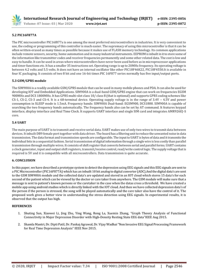 IRJET - Detection of Depression Level using EEG Signal | PDF IRJET - Detection of Depression Level using EEG Signal | PDF
