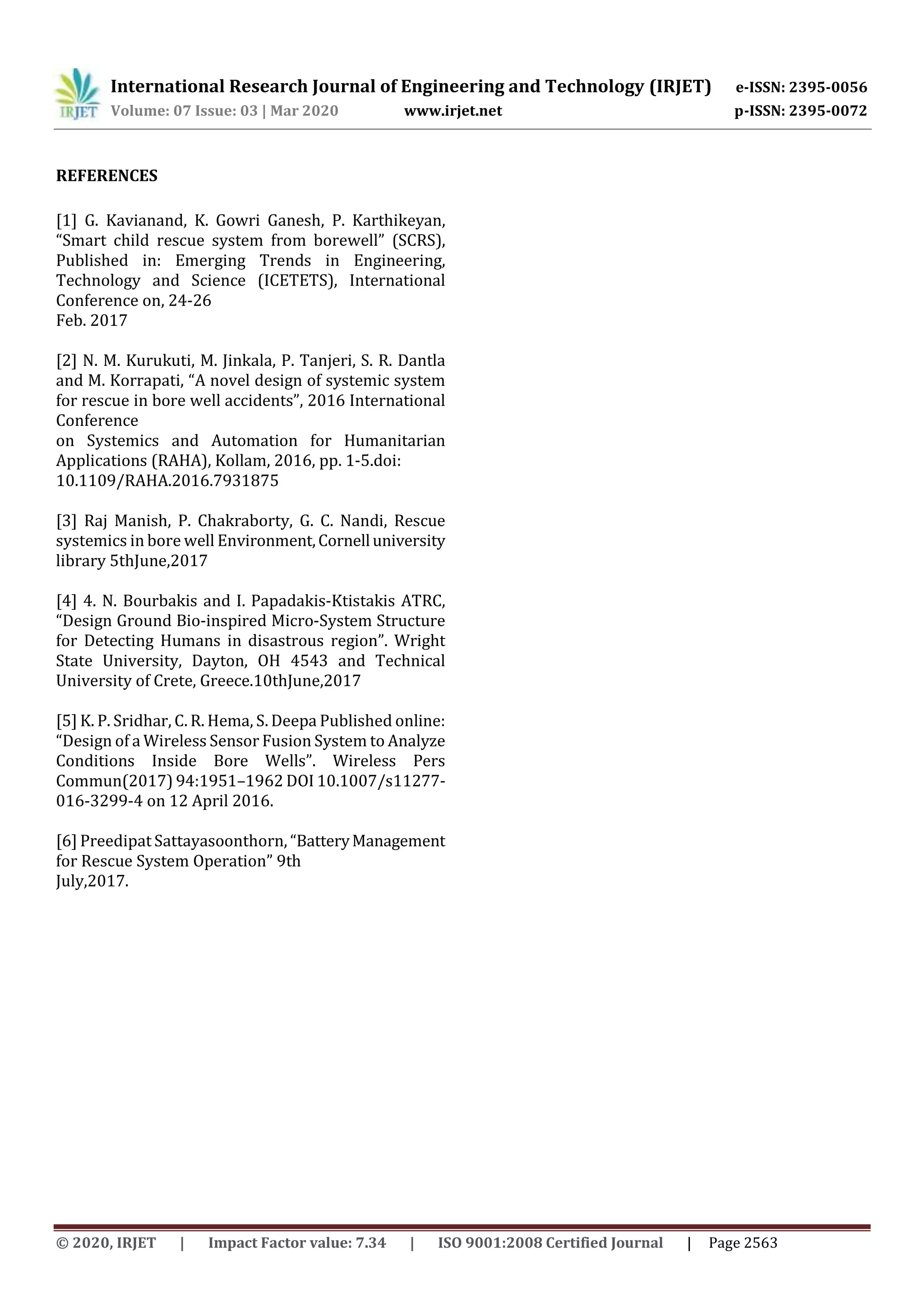 IRJET - Child Rescue System from Open Borewell | PDF