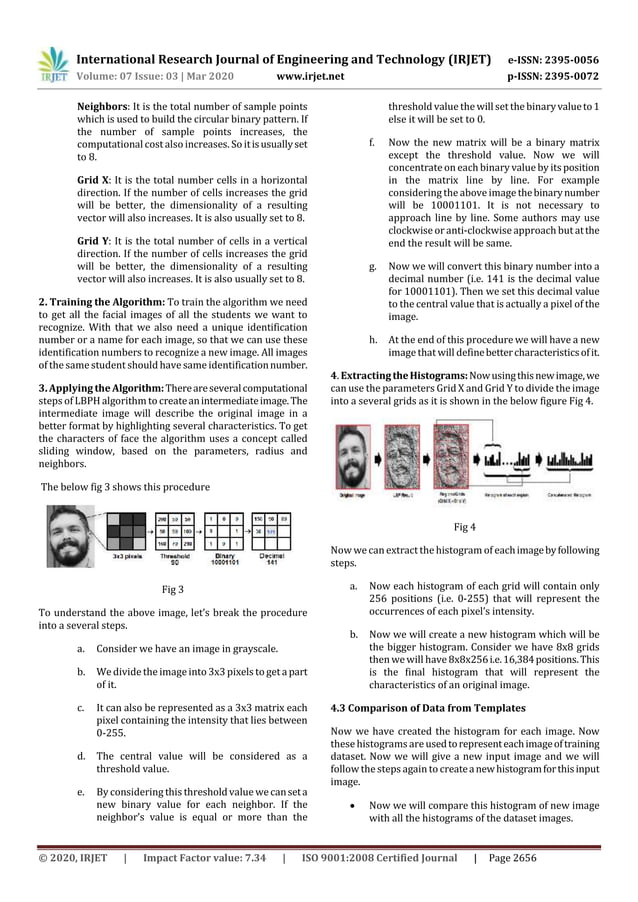 IRJET - Facial Recognition based Attendance System with LBPH | PDF