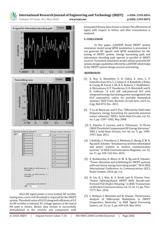 IRJET - Modeling of Swipt System using QPSK Modulation | PDF