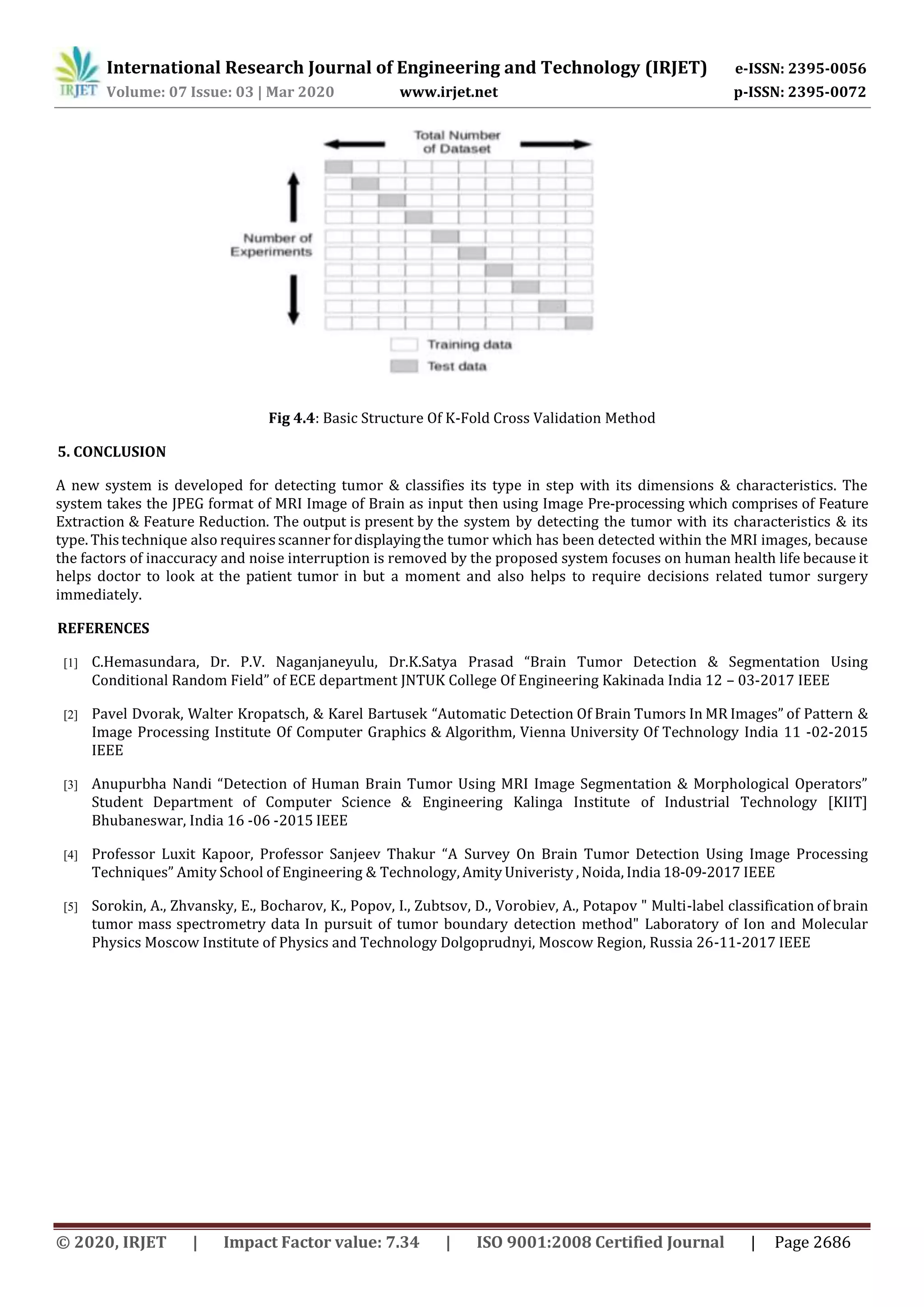 IRJET - Detection and Classification of Brain Tumor | PDF | Brain and Nervous System Disorders ...