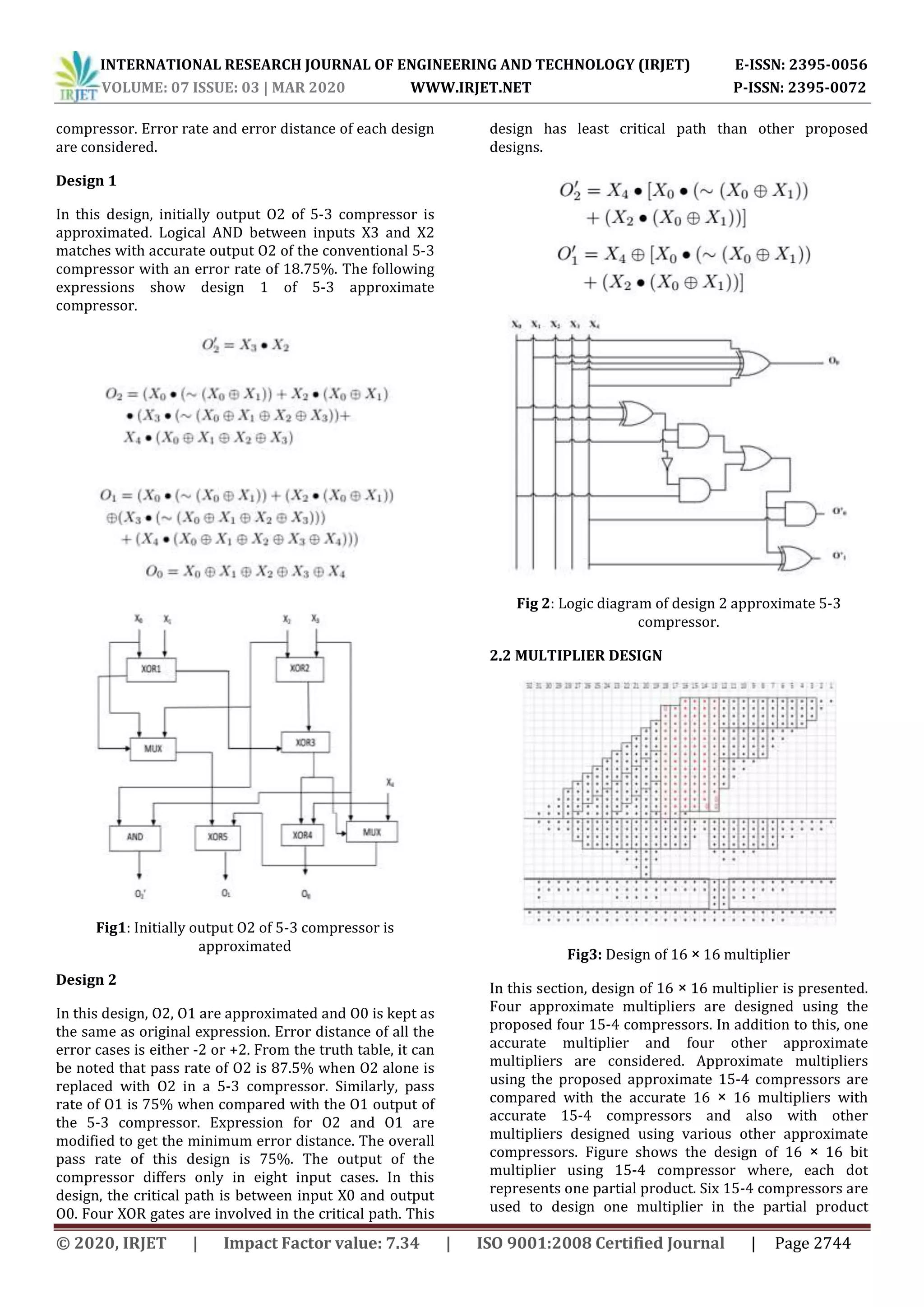 IRJET - Design and Analysis of Kogge Stone Adder using Approximate Compressor | PDF