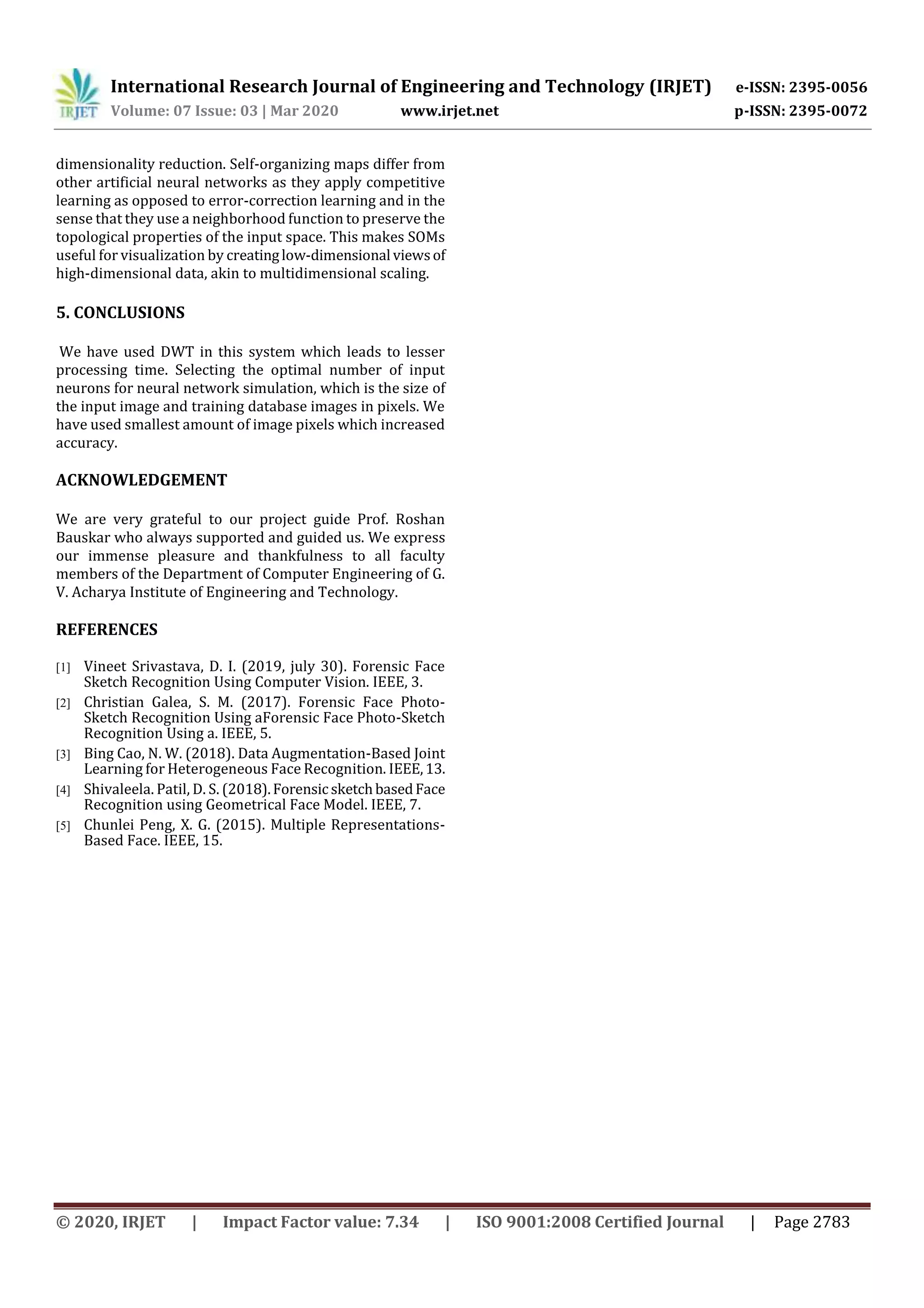 IRJET - Automated Identification System using Discrete Wavelet Transform | PDF