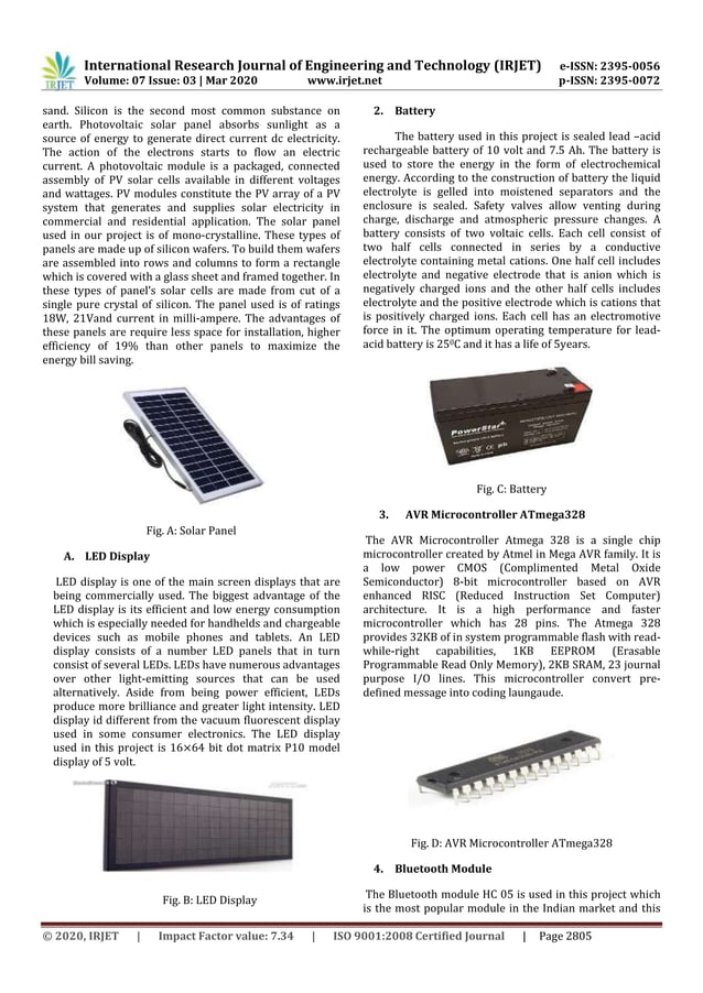 IRJET - Bluetooth based Digital Notice Board with Solar | PDF | Operating Systems | Computer ...