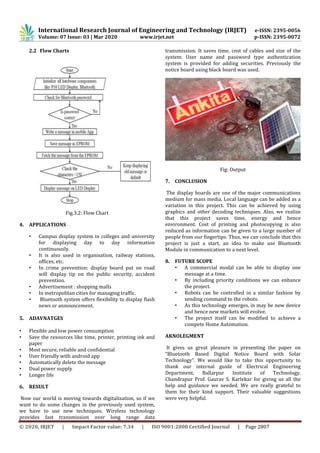 IRJET - Bluetooth based Digital Notice Board with Solar | PDF | Operating Systems | Computer ...