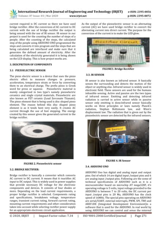 IRJET - Footstep Power Generation using Piezo Electric Sensor | PDF