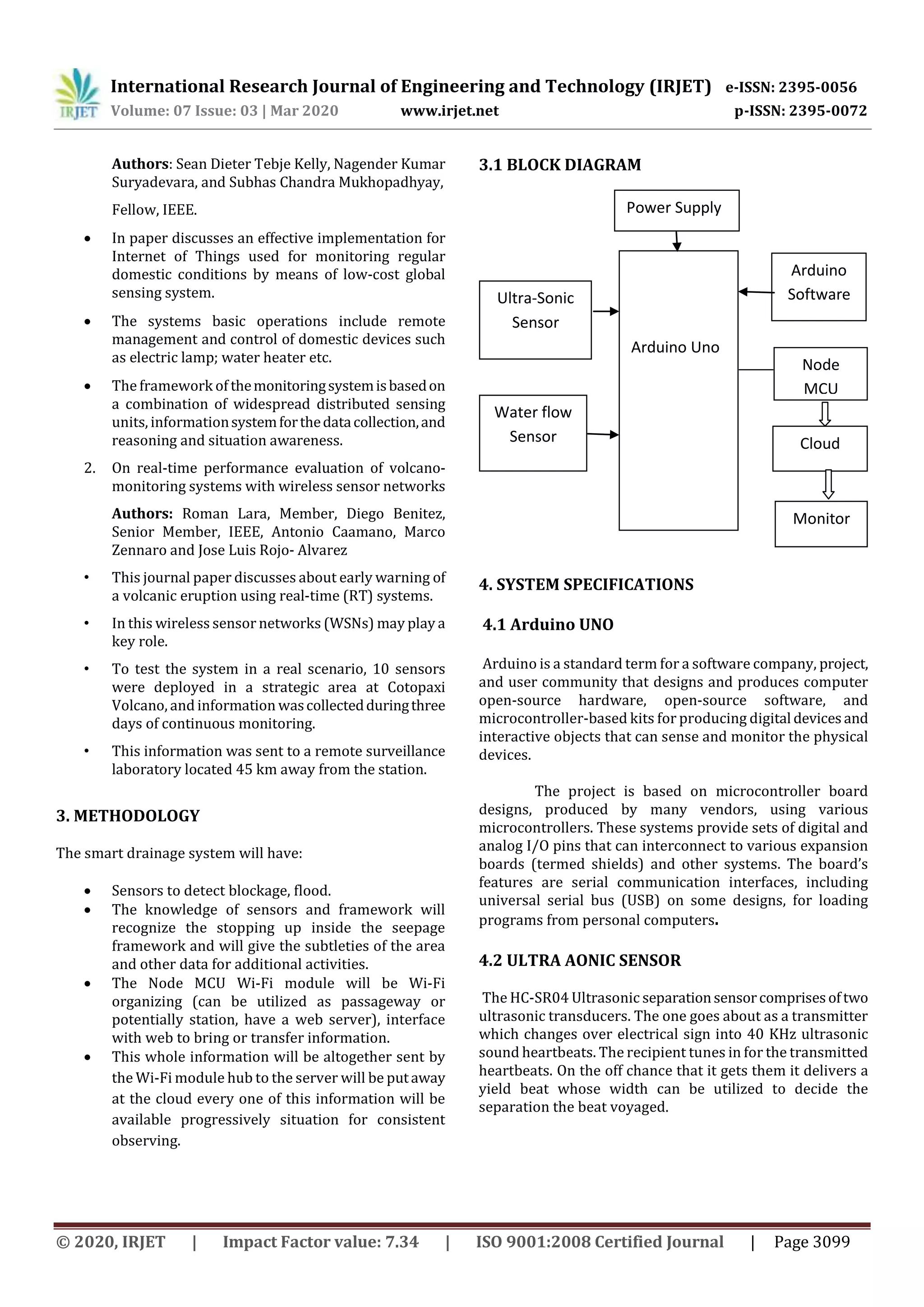 IRJET - Smart Drainage Management System | PDF