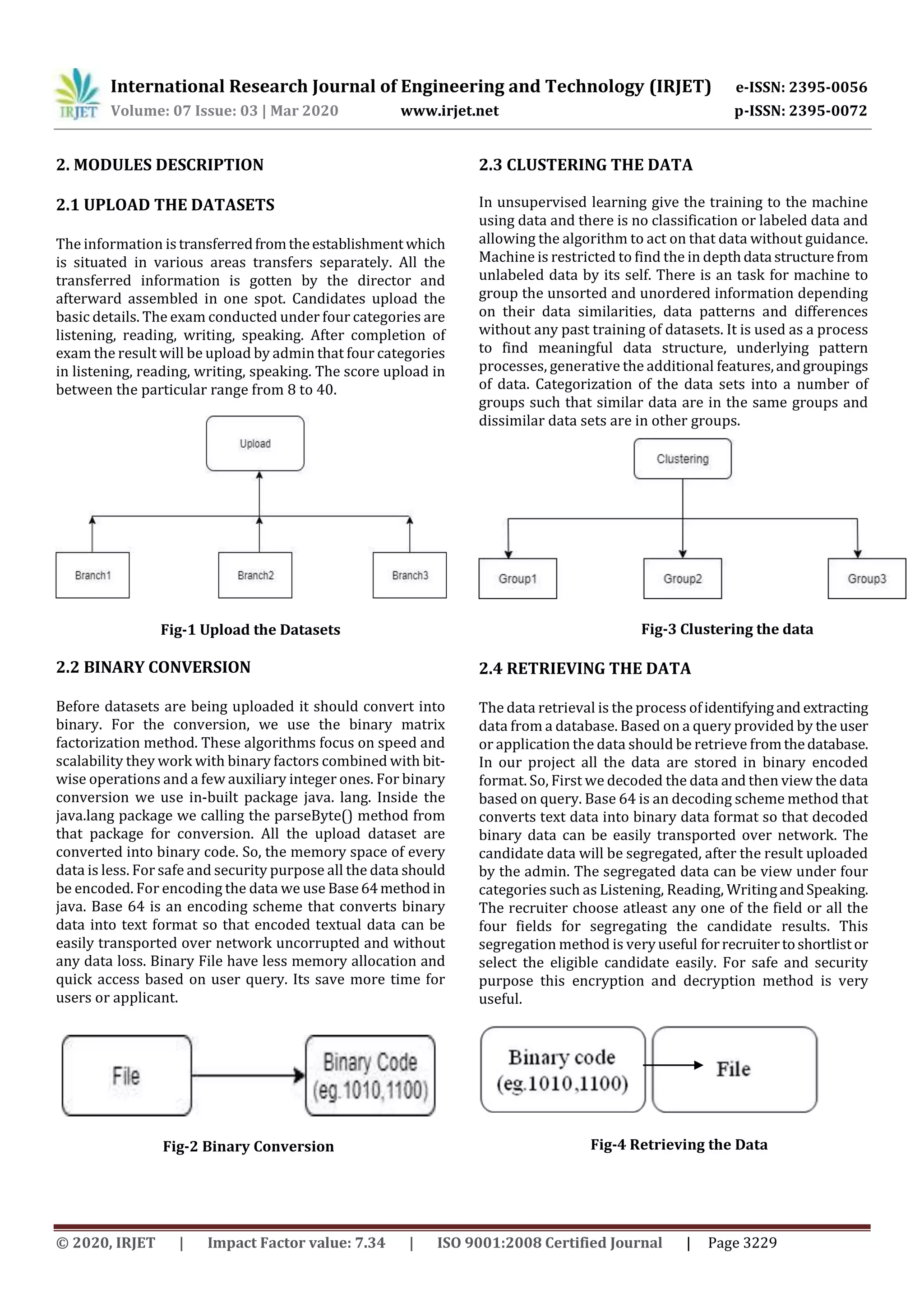 IRJET - Encoded Polymorphic Aspect of Clustering | PDF
