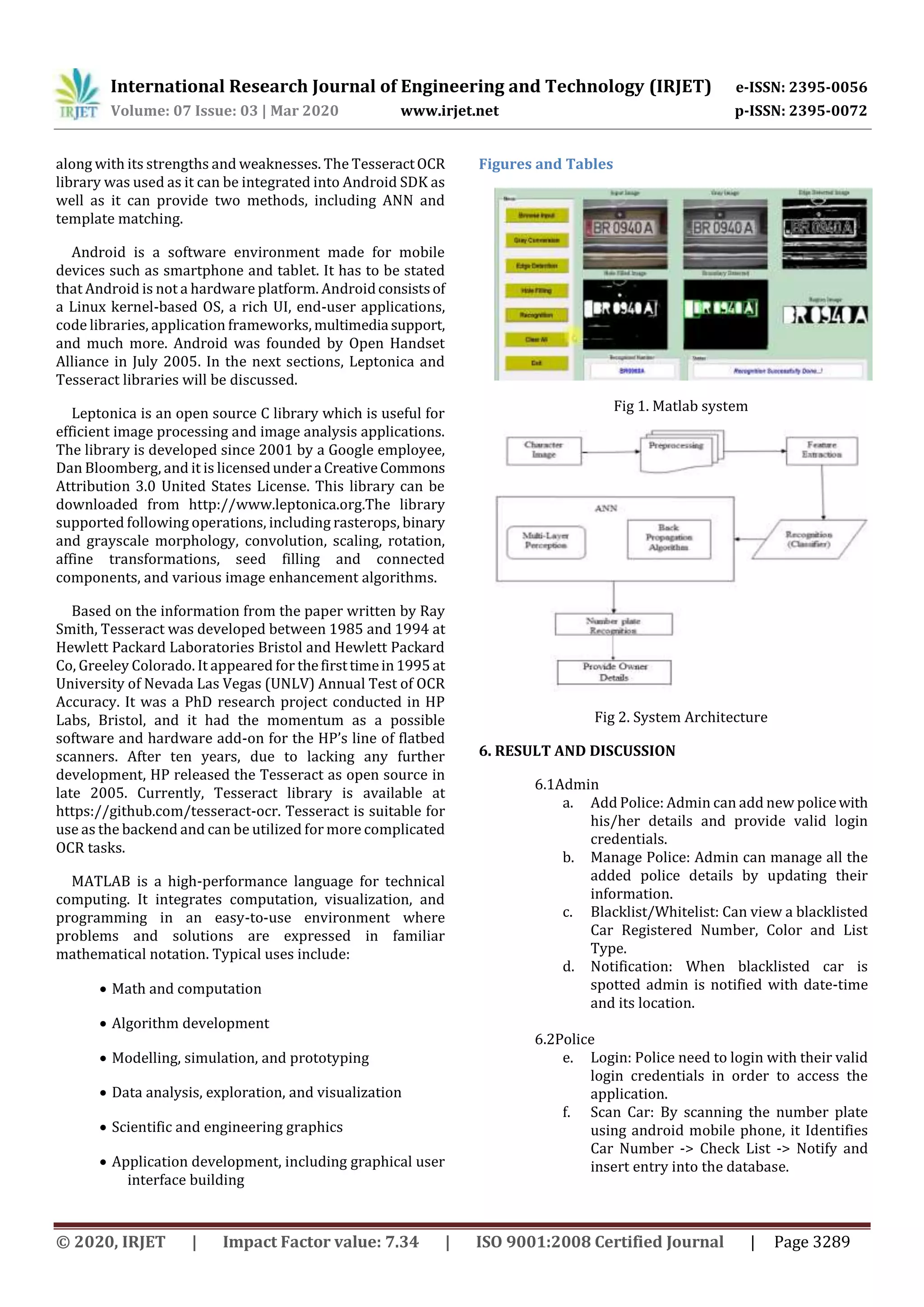 IRJET - Efficient Approach for Number Plaque Accreditation System using Wiki Devices | PDF