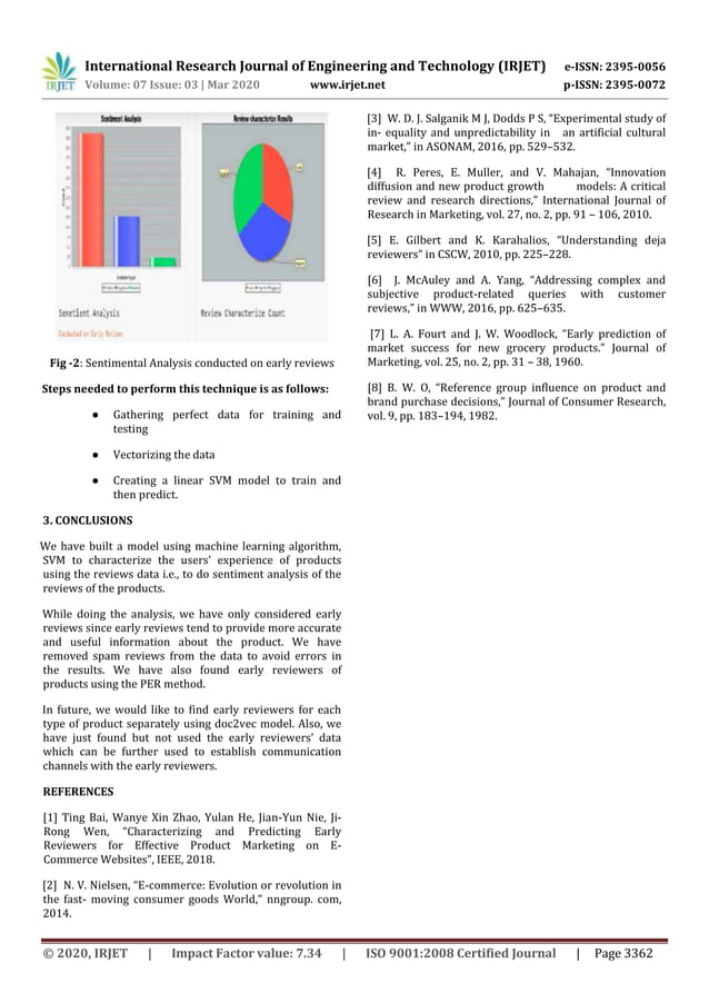 IRJET - Characterizing Products’ Outcome by Sentiment Analysis and Predicting Early Reviewers ...