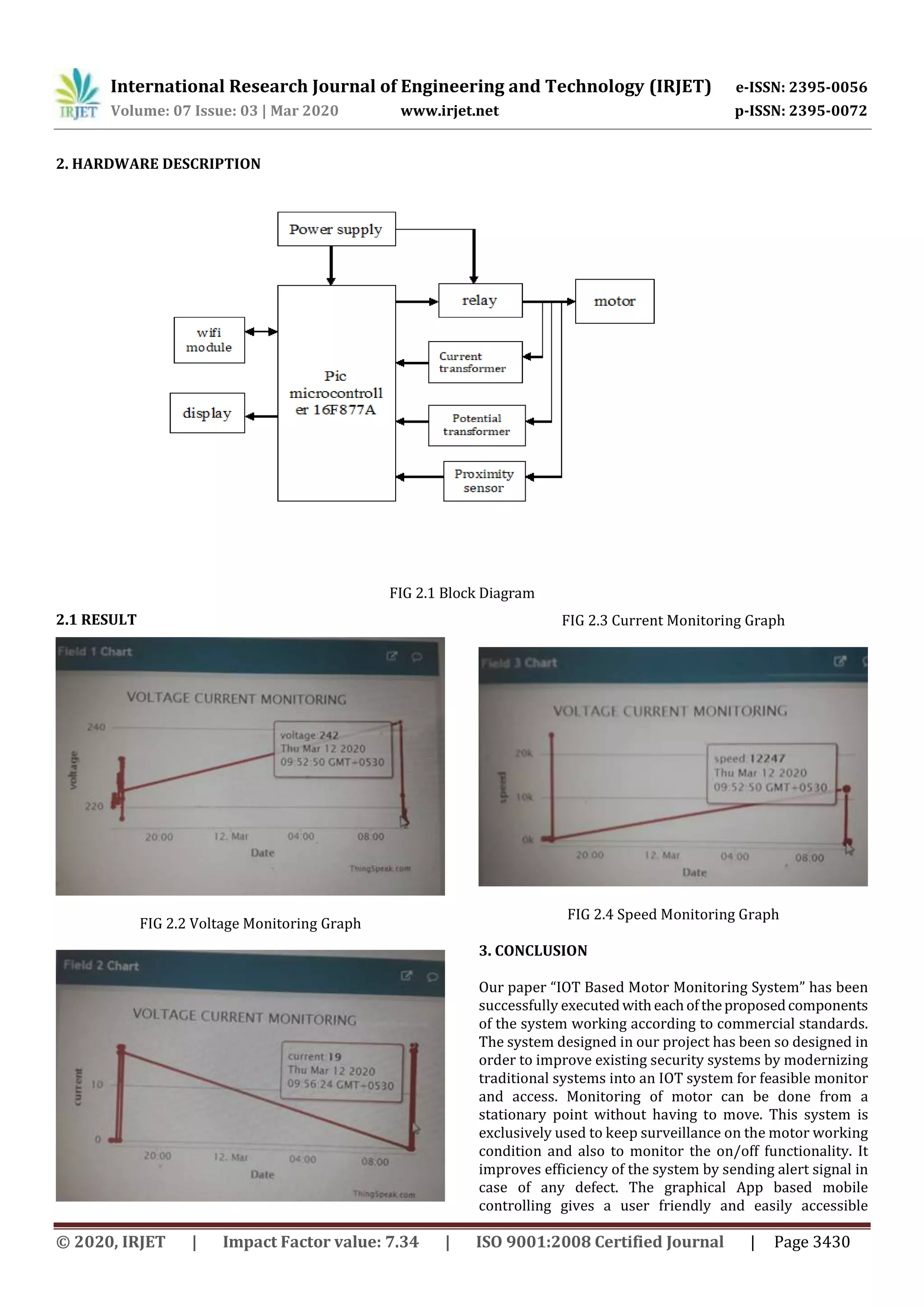 IRJET - IoT based Motor Monitoring System | PDF IRJET - IoT based Motor Monitoring System | PDF