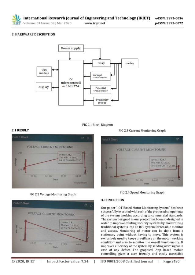 Irjet Iot Based Motor Monitoring System Pdf