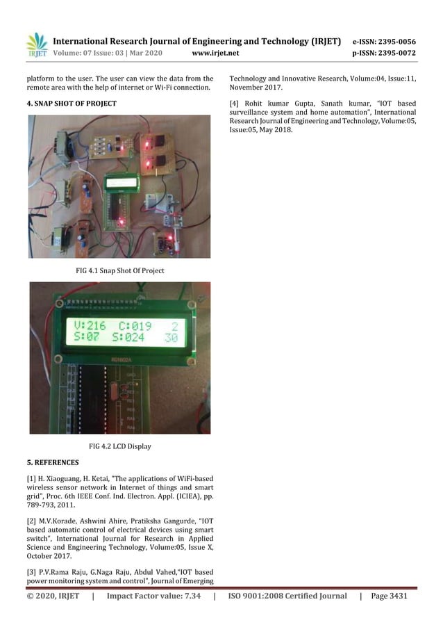 IRJET - IoT based Motor Monitoring System | PDF
