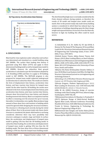 IRJET- Behavior of Reinforced Cement Concrete Multistorey Building under Blast Loading | PDF