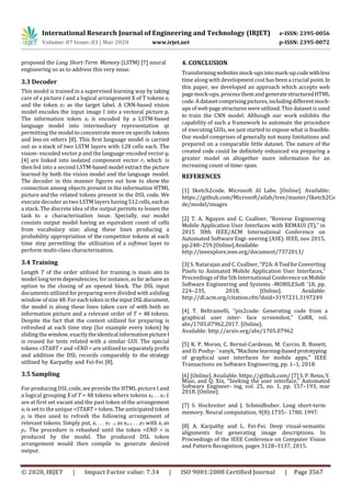 IRJET- Generation of HTML Code using Machine Learning Techniques from Mock-Up Images | PDF | Web ...