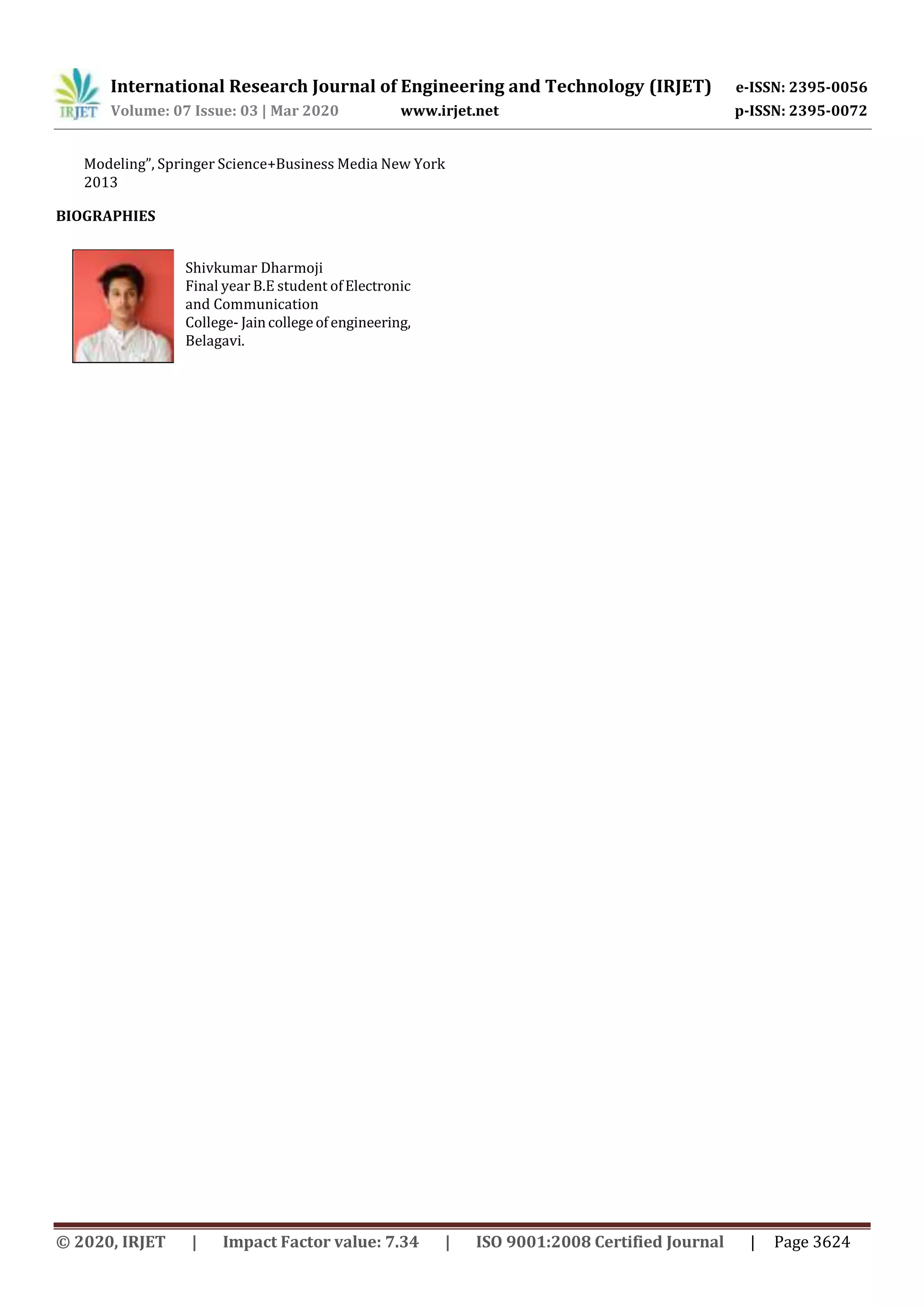 IRJET- IoT based Patient Health Monitoring using ESP8266 | PDF