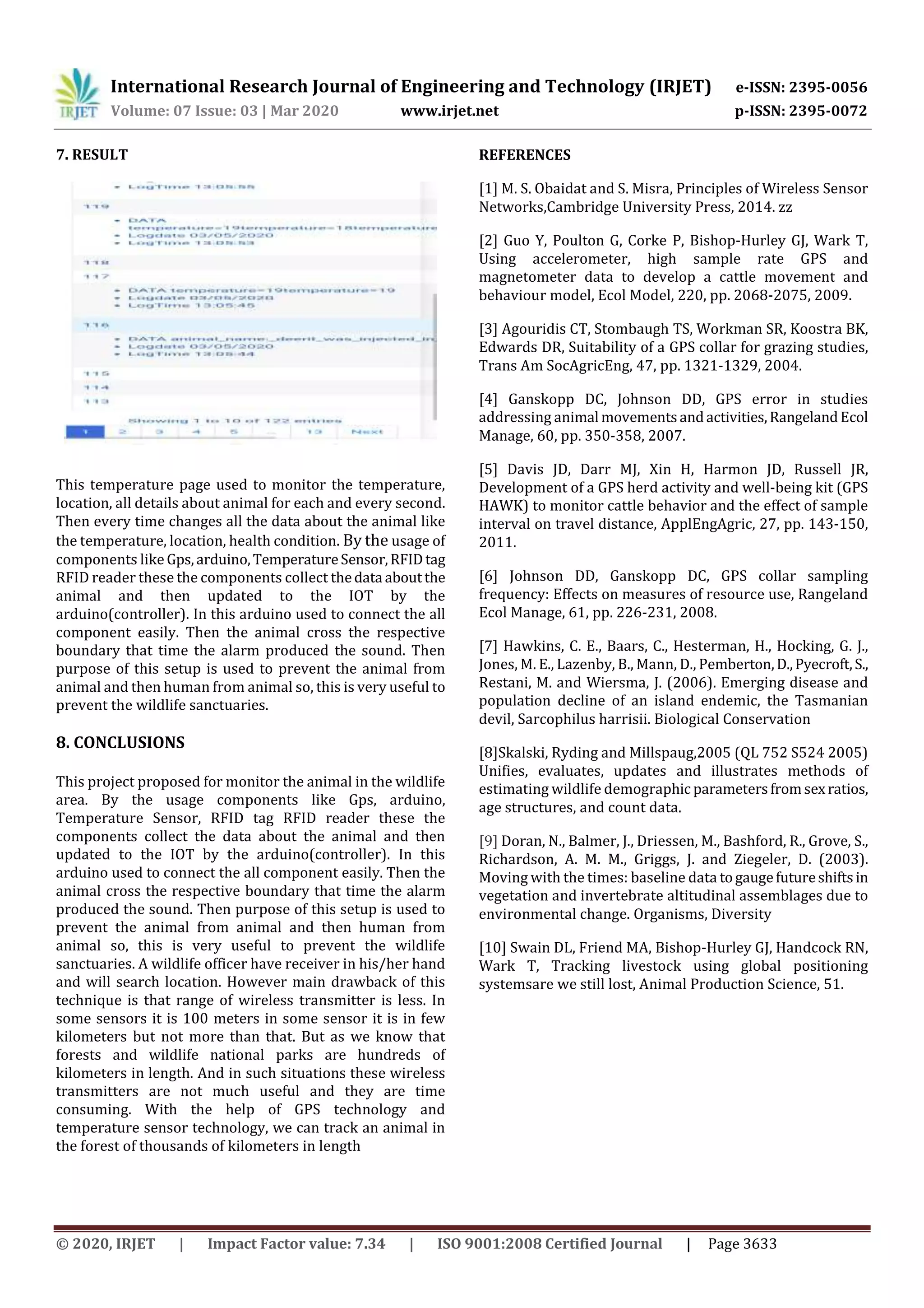 IRJET- GPS Arduino based Tracking and Alarm System for Protection of ...
