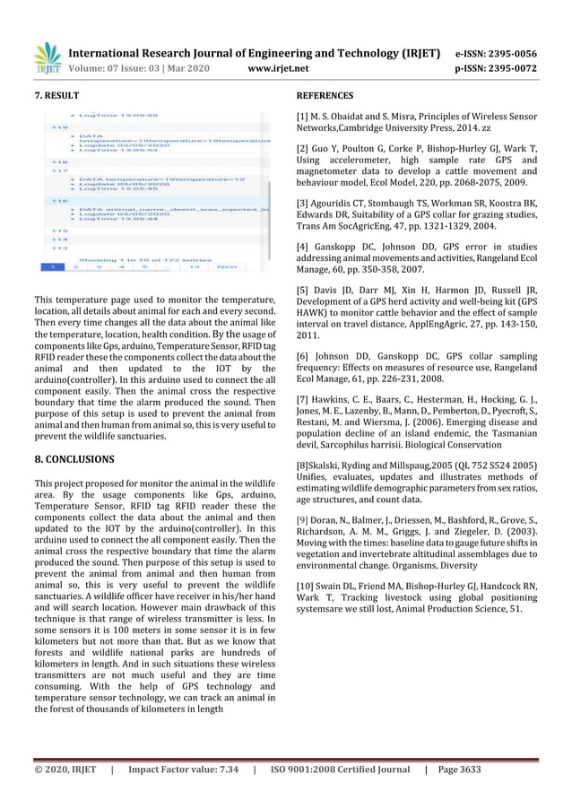 IRJET- GPS Arduino based Tracking and Alarm System for Protection of ...