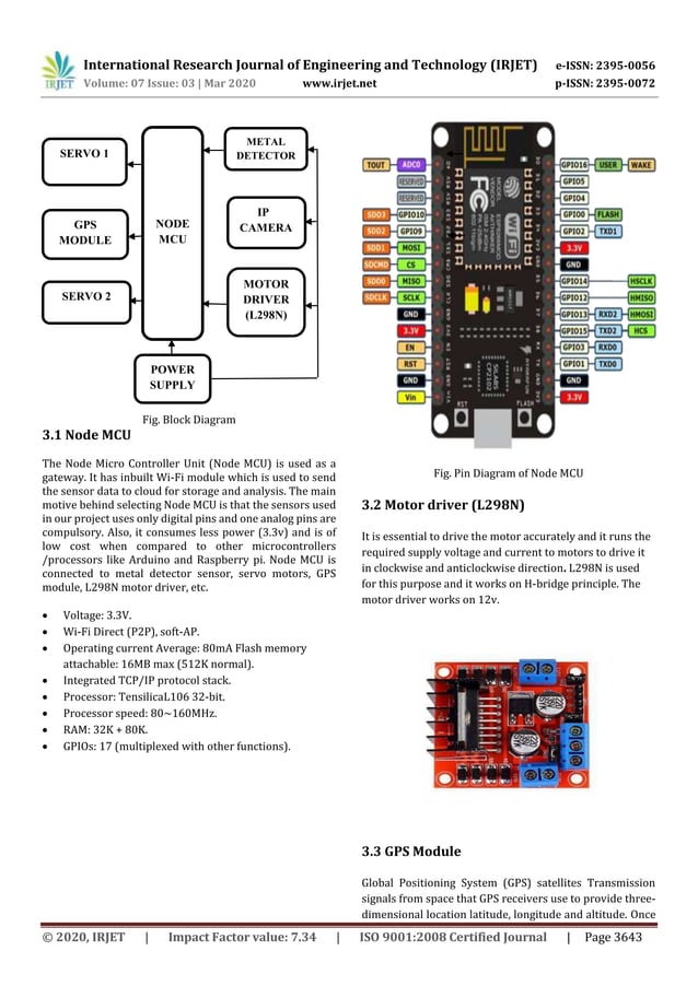 IRJET - Detection of Landmine using Robotic Vehicle | PDF IRJET - Detection of Landmine using Robotic Vehicle | PDF