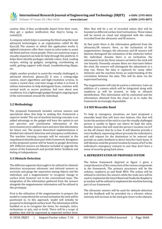 IRJET - Smart E – Cane for the Visually Challenged and Blind using ML ...