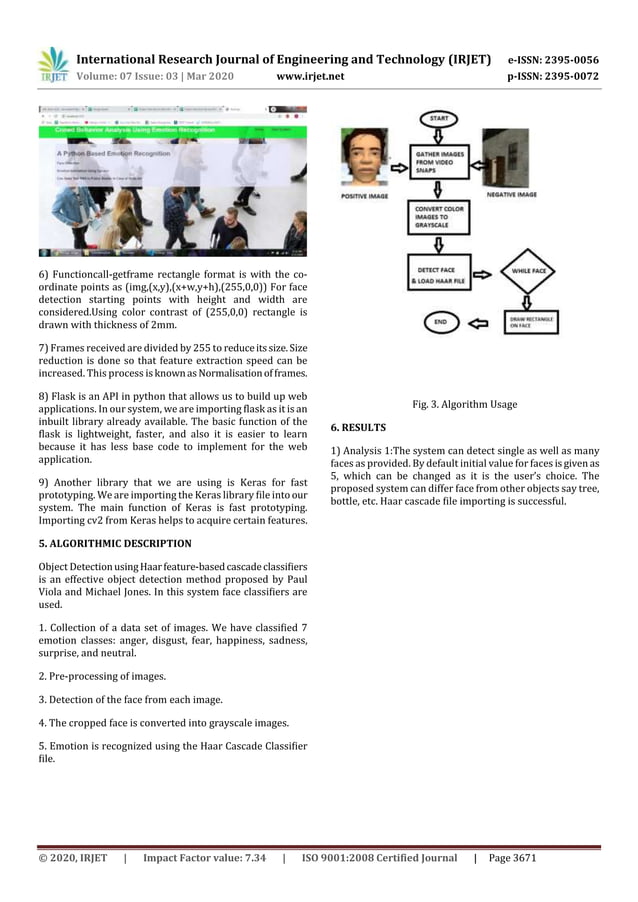 IRJET - Emotion Recognising System-Crowd Behavior Analysis | PDF