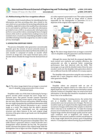IRJET - Deepfake Video Detection using Image Processing and Hashing Tools | PDF