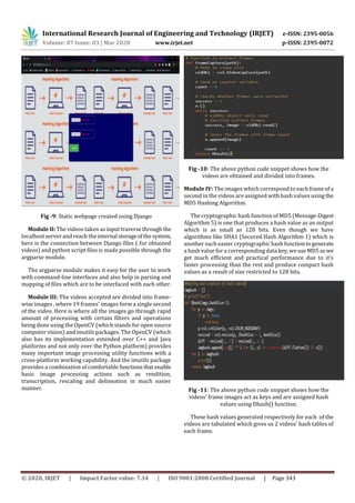 IRJET - Deepfake Video Detection using Image Processing and Hashing Tools | PDF