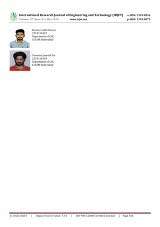 IRJET - Deepfake Video Detection using Image Processing and Hashing Tools | PDF