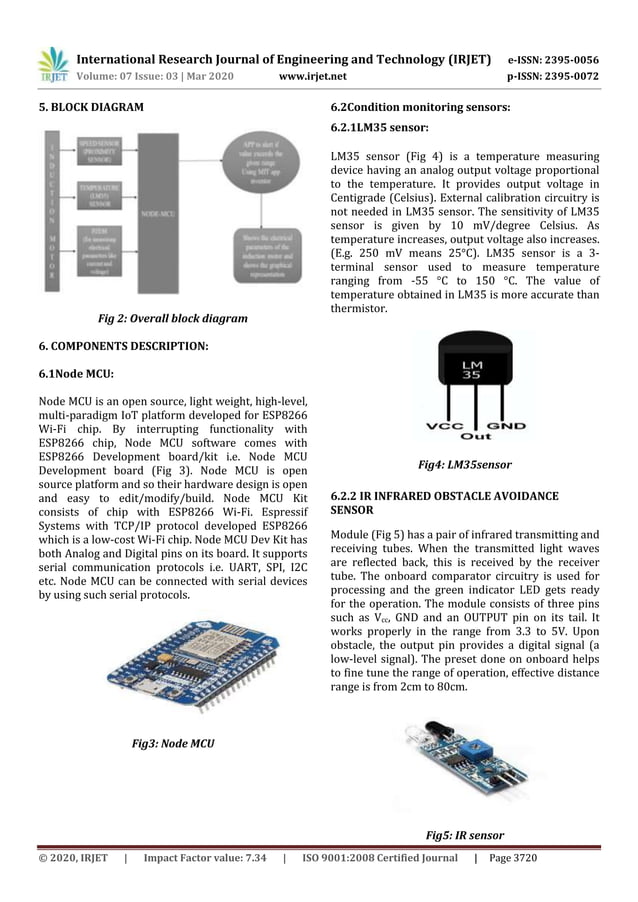 Irjet Iot Based Monitoring Of Induction Motor Performance Pdf 2328