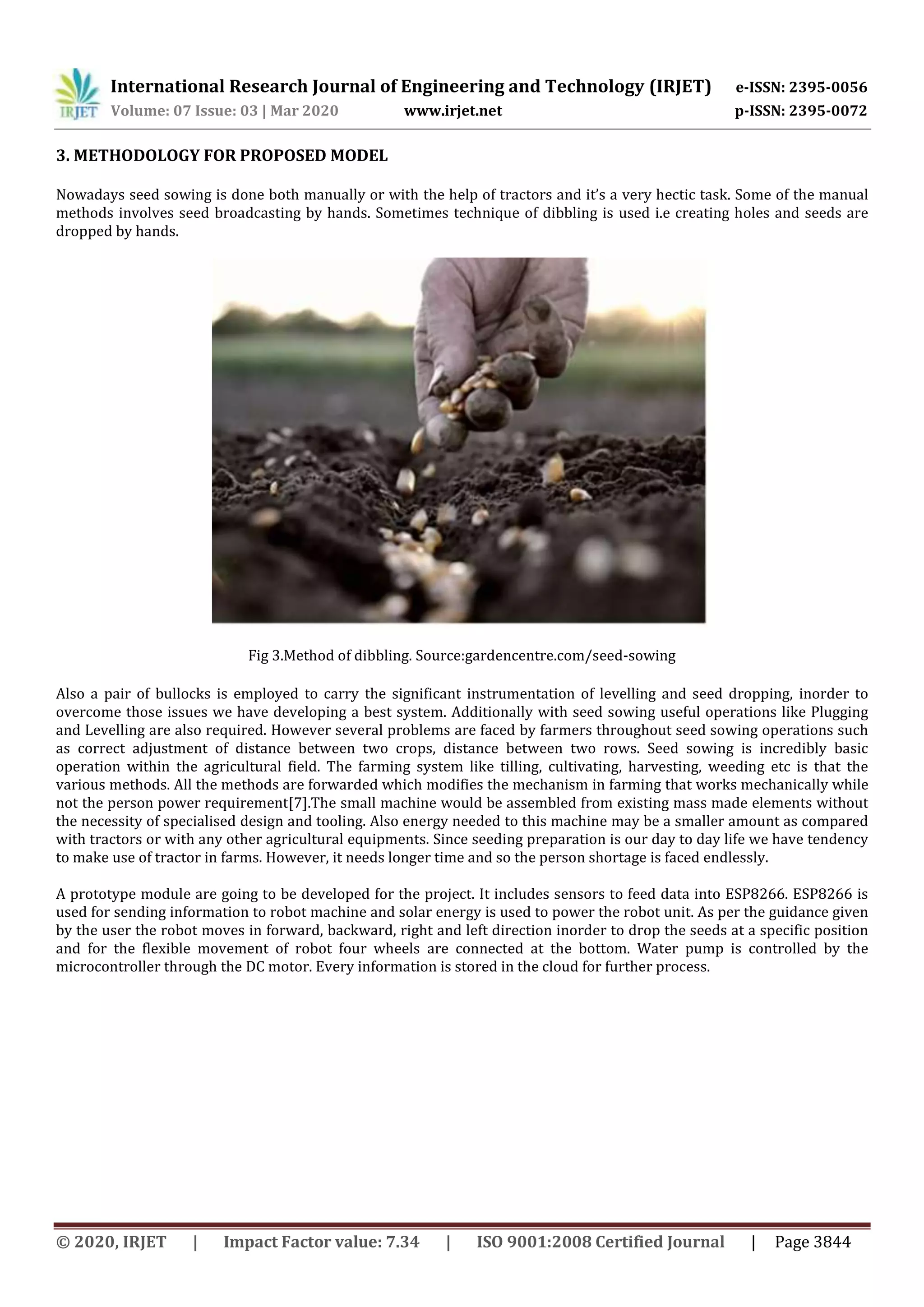 IRJET - Smart Agriculture with IoT and Cloud Computing | PDF