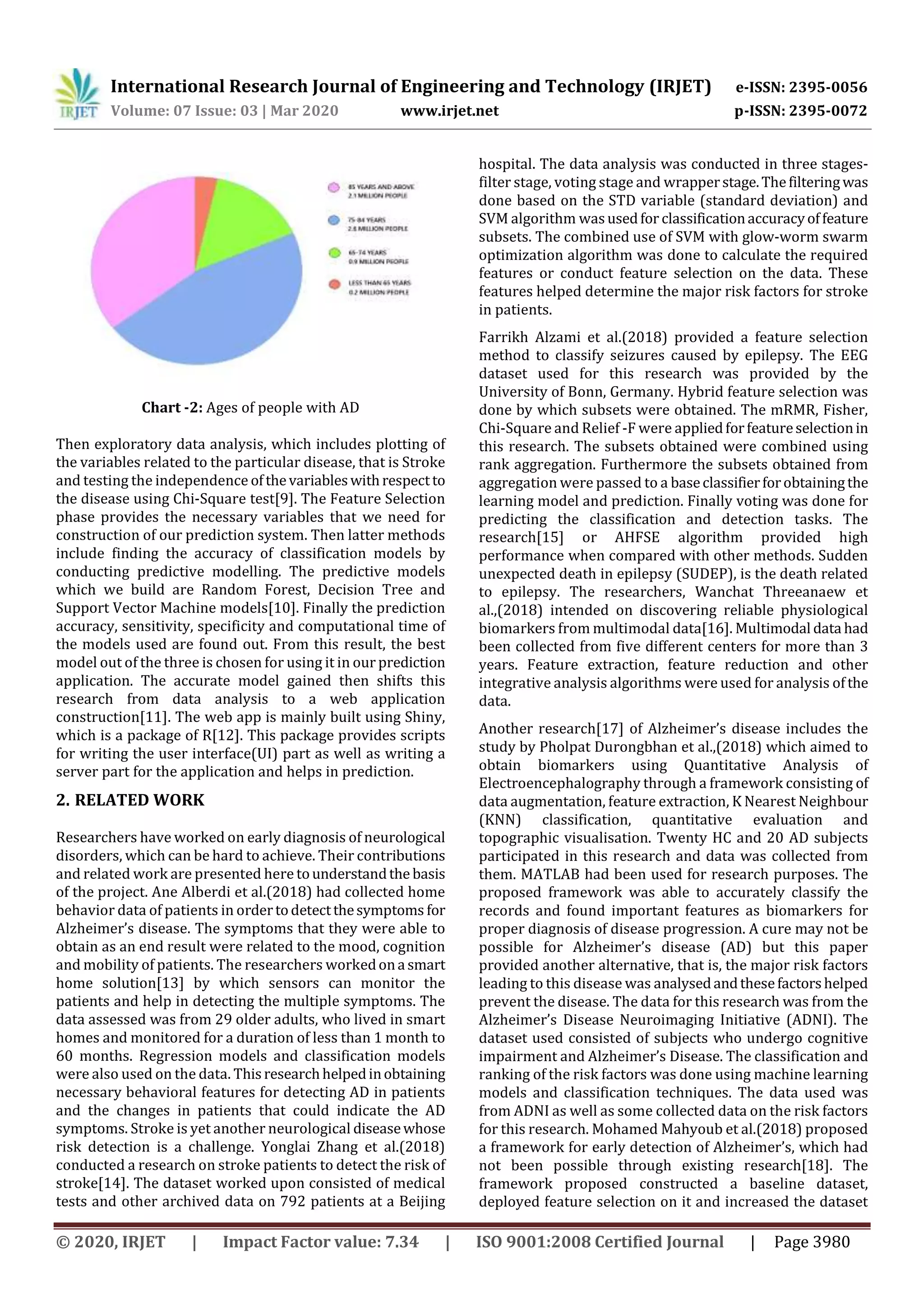 IRJET - An Effective Stroke Prediction System using Predictive Models | PDF