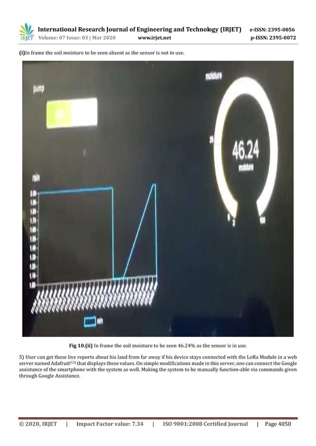 IRJET - A Study on Smart Irrigation System using IoT & Machine Learning ...