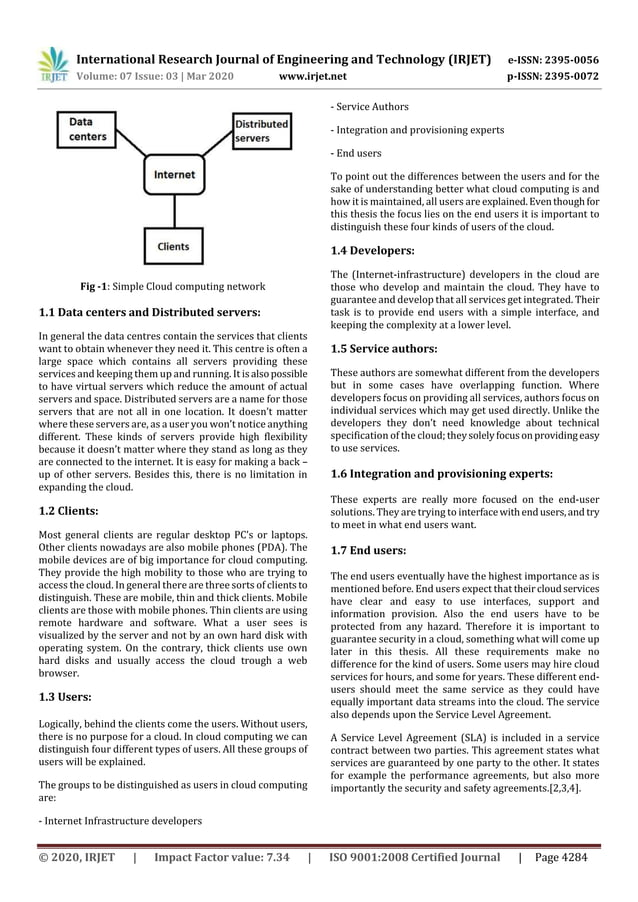 IRJET - Cloud Computing Application | PDF
