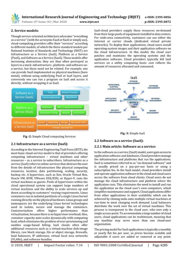 IRJET - Cloud Computing Application | PDF