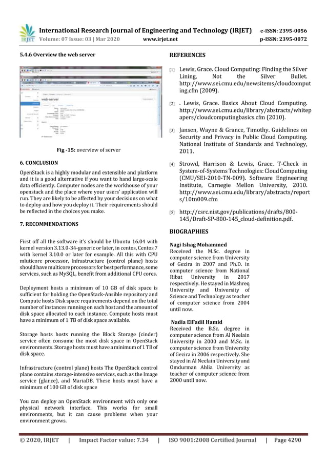 IRJET - Cloud Computing Application | PDF