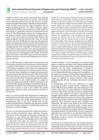 IRJET - A Review on Identification and Disease Detection in Plants ...