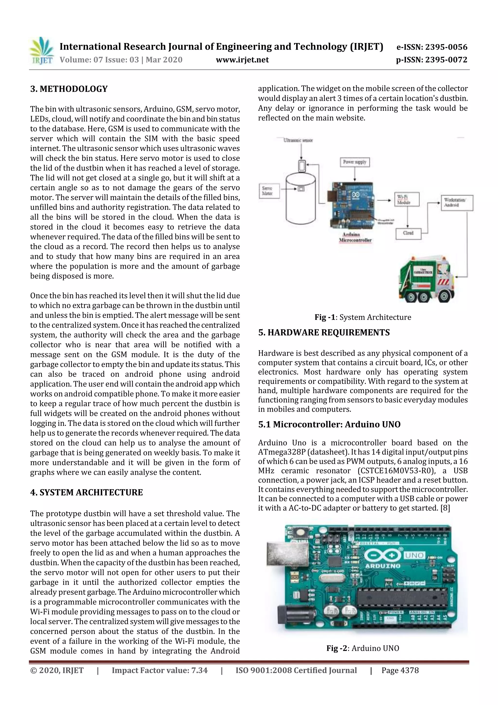 IRJET - Effective Garbage Management System based on IoT | PDF