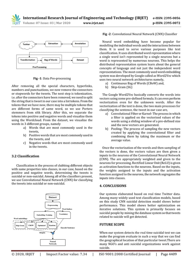 IRJET - Suicidal Text Detection using Machine Learning | PDF