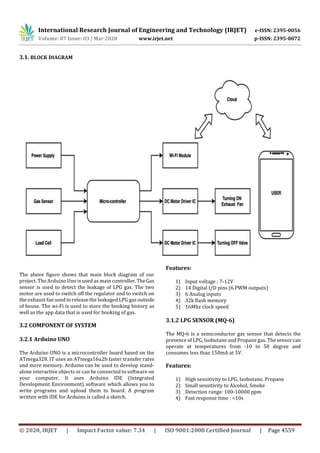 IRJET - IoT based Automatic LPG Gas Booking and Leakage Detection | PDF