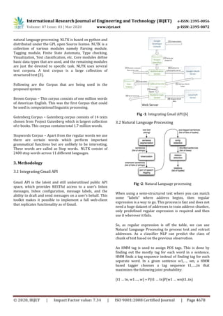 IRJET - Event Notifier on Scraped Mails using NLP | PDF | Free Download