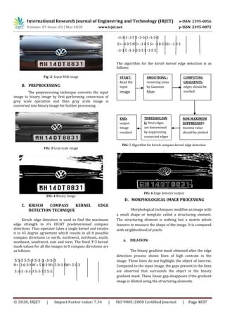 IRJET - Kirsch Compass Kernel Edge Detection for Vehicle Number Plate ...