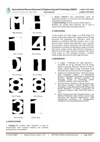 IRJET - Kirsch Compass Kernel Edge Detection for Vehicle Number Plate ...