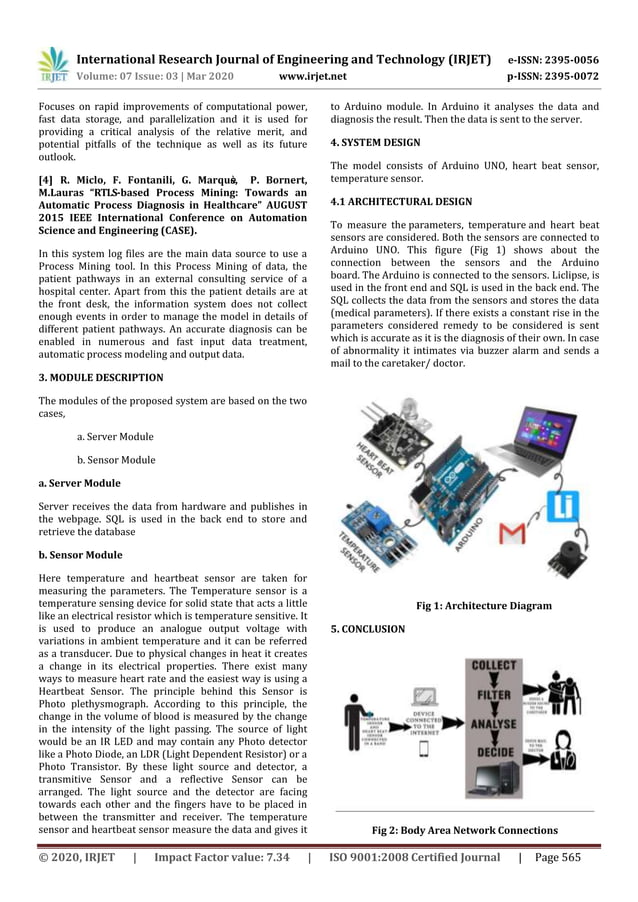 IRJET - IoT based E-Prognosis System | PDF