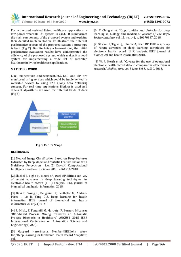 IRJET - IoT based E-Prognosis System | PDF
