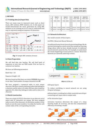 IRJET - Music Generation using Deep Learning | PDF