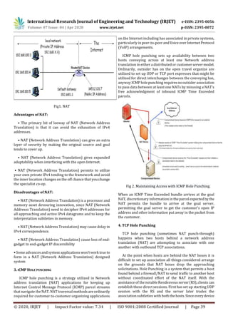 IRJET- Overview of Hole Punching: ICMP Hole Punching, TCP Hole Punching ...