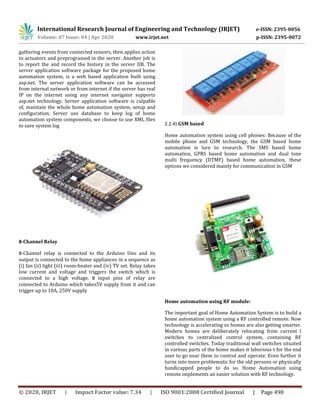 IRJET - Advanced Internet & Bluetooth based Home Automation using Arduino Microcontroller | PDF ...