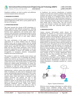 IRJET- Survey Paper on NFC based Data Retrieval | PDF
